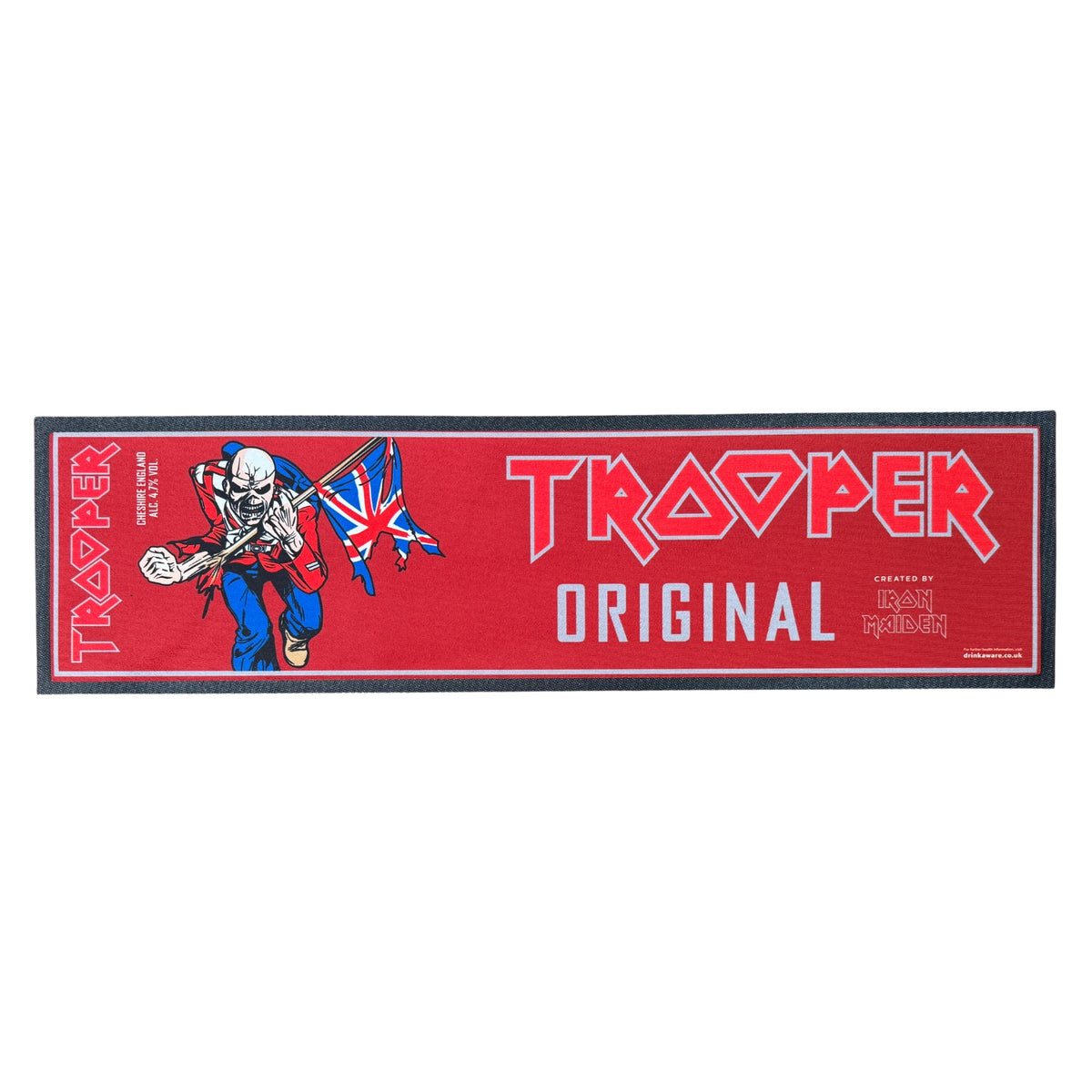 Iron Maiden Trooper Bar Runner [Limited Edition] | Drinks Aisle